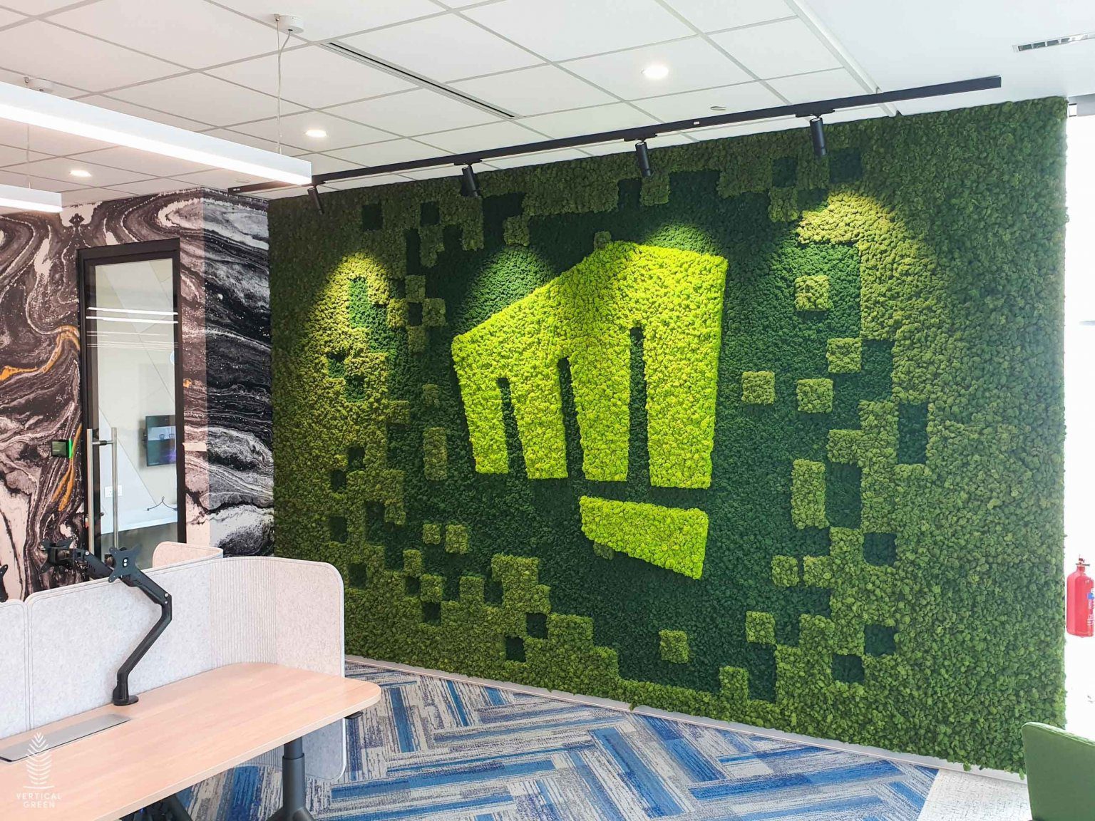 Preserved Reindeer Moss for Indoor Installation | Vertical Green